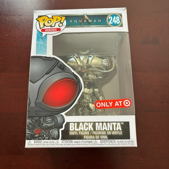 Funko | Other | Funko Pop Black Manta 248 | Poshmark